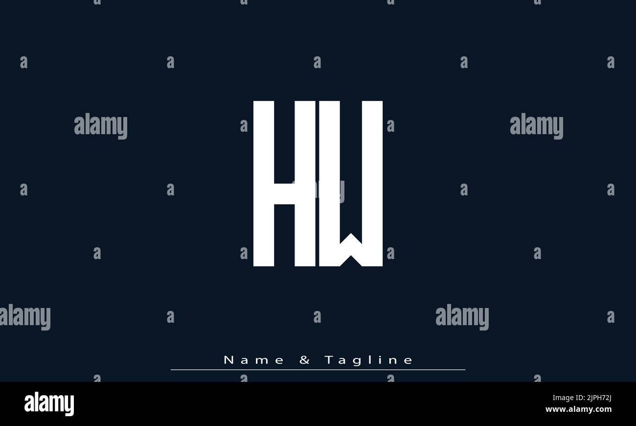 Hw letter hi-res stock photography and images - Alamy