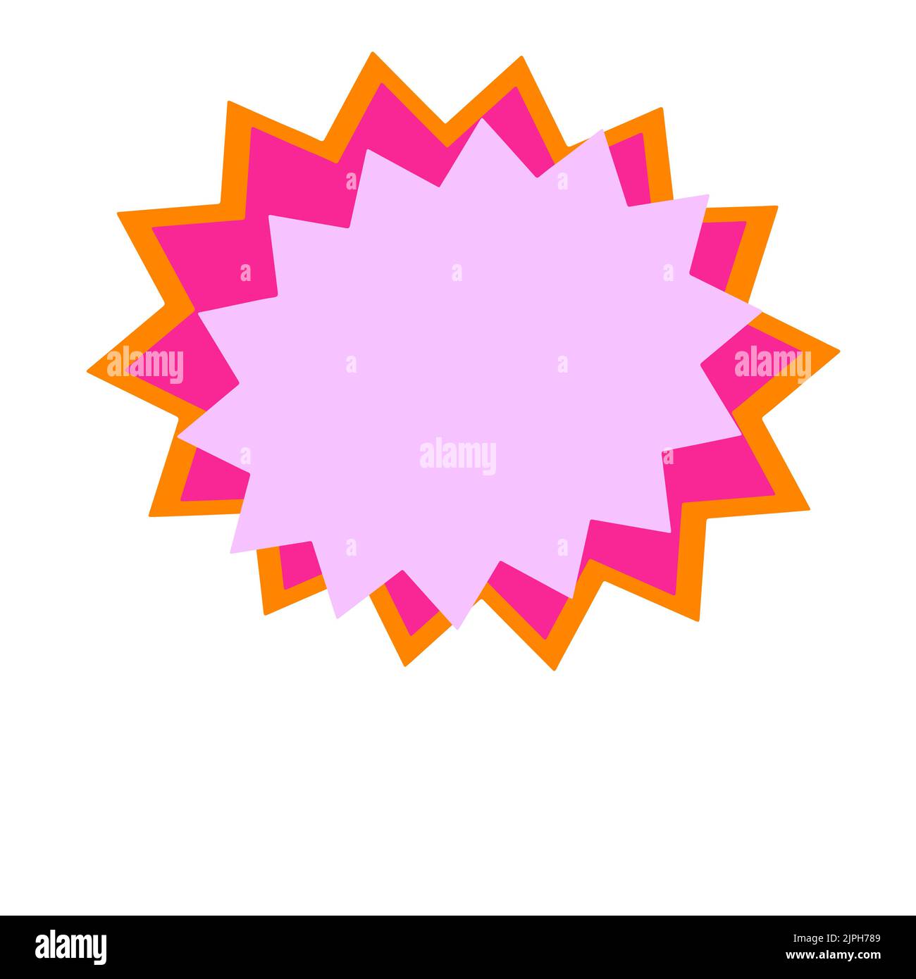 Comics Design Frames. Beautiful Photo Frame Set With Boom Bubbles For ...