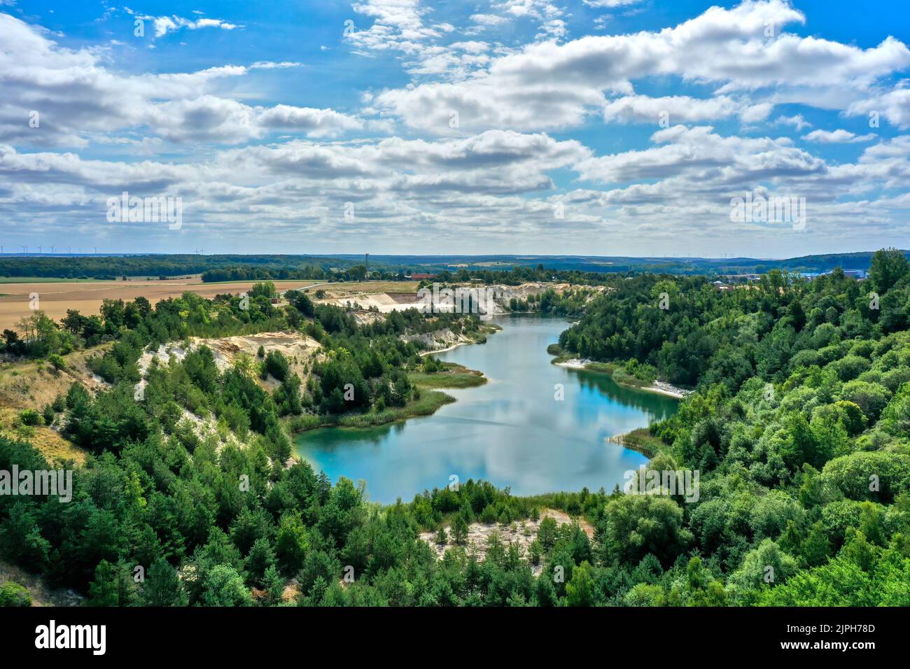 Drone in open pit mine hi-res stock photography and images - Alamy