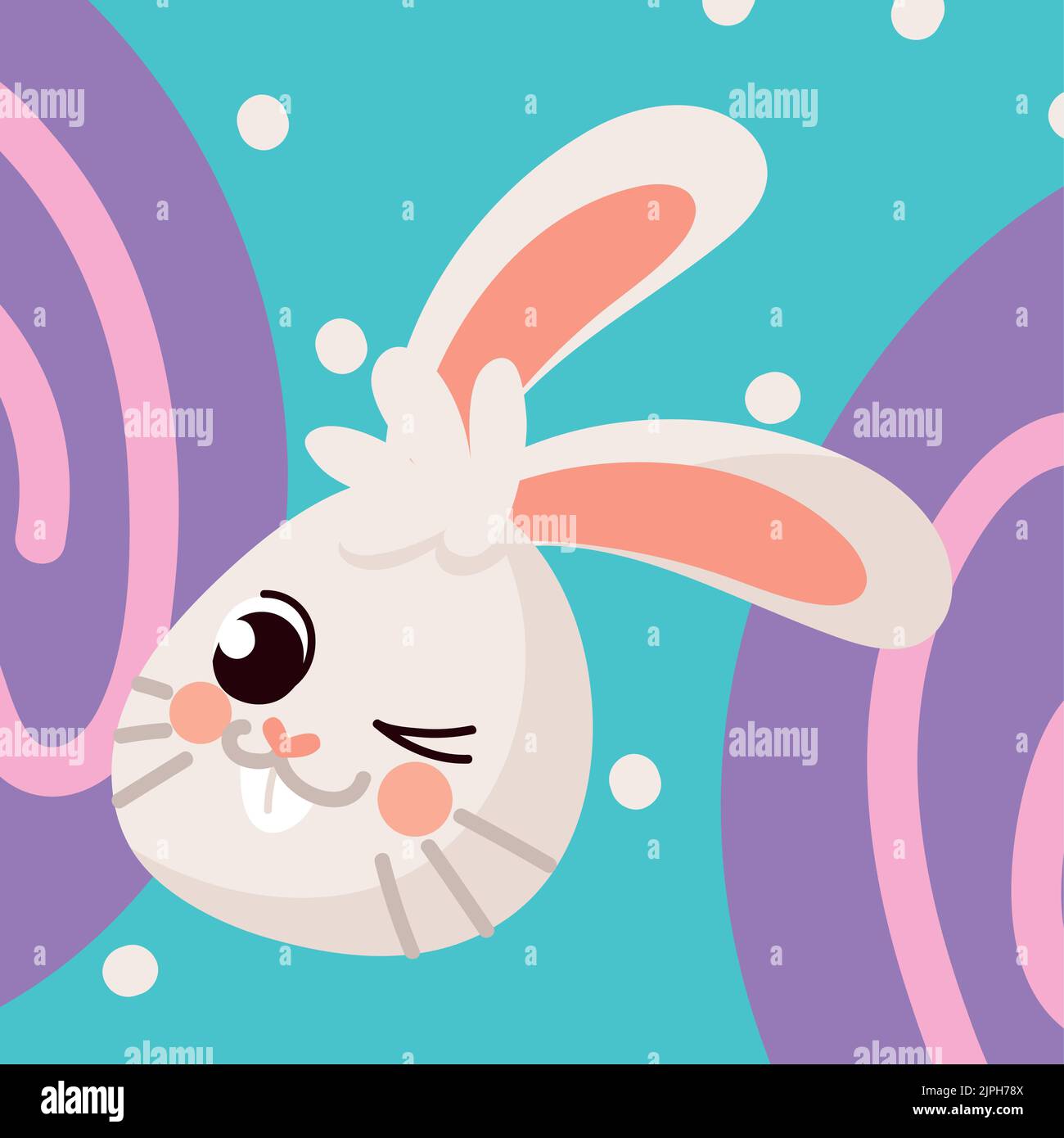 cartoon rabbit face Stock Vector Image & Art - Alamy