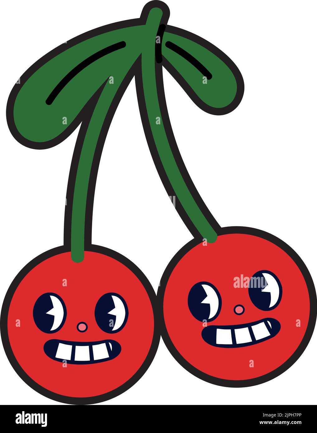 Cherry smiley Stock Vector Images - Alamy