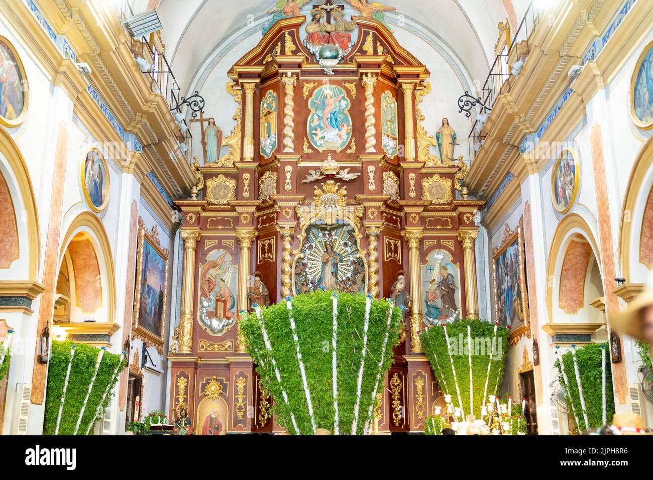 Betera, Spain. 15th Aug, 2022. General view of Les Alfabegues entering ...