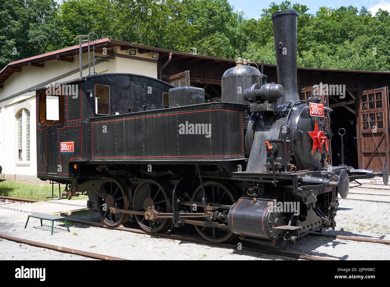 Luzna, Czech Republic - July 2, 2022 - The Railway museum Czech ...
