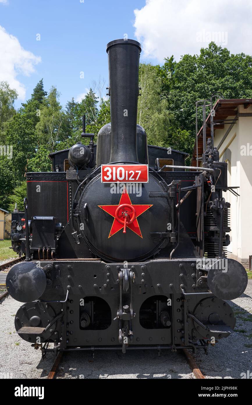 Luzna, Czech Republic - July 2, 2022 - The Railway museum Czech ...