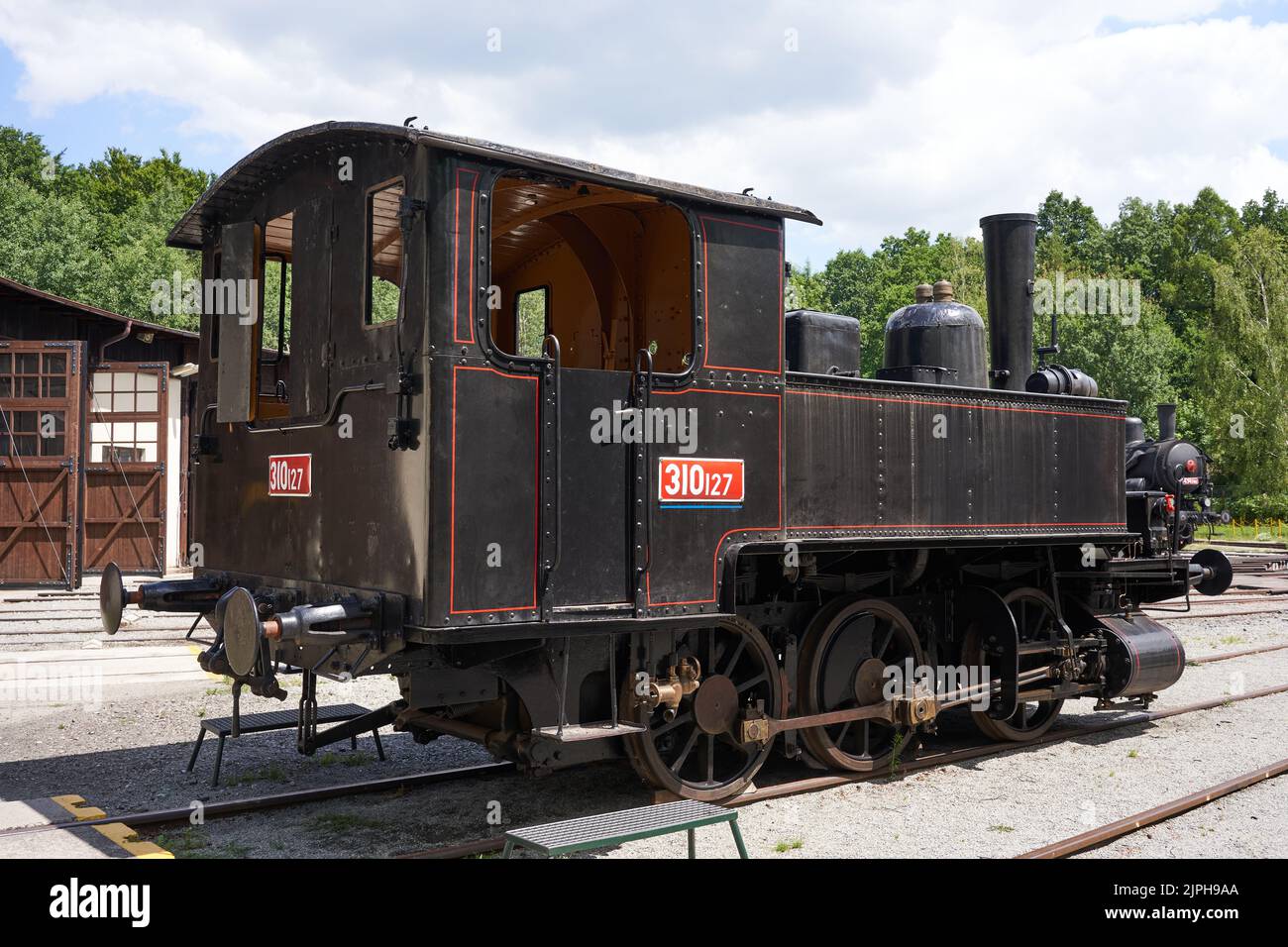 Luzna, Czech Republic - July 2, 2022 - The Railway museum Czech ...