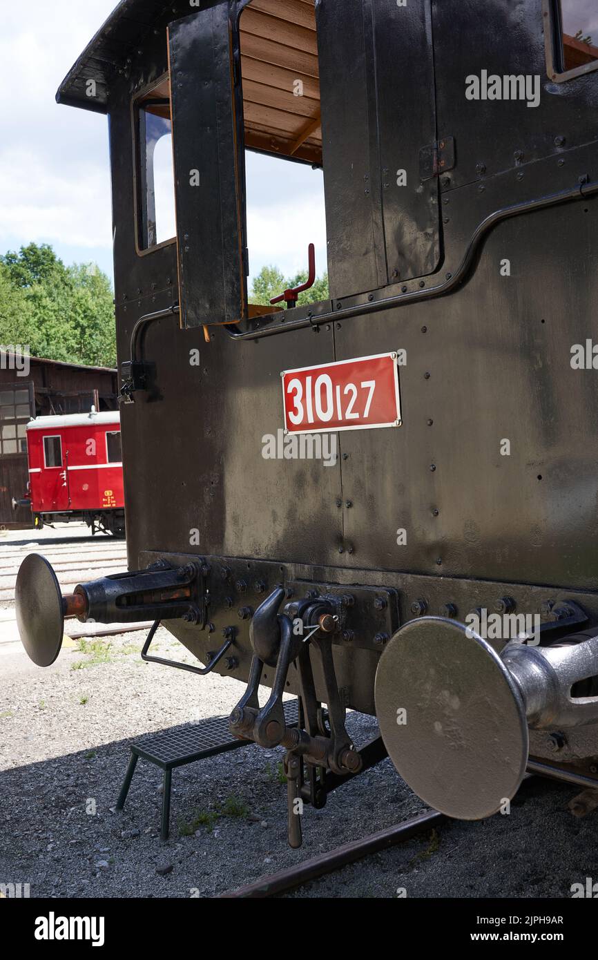 Luzna, Czech Republic - July 2, 2022 - The Railway museum Czech ...