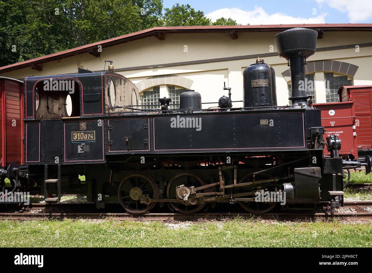 Luzna, Czech Republic - July 2, 2022 - The Railway museum Czech ...