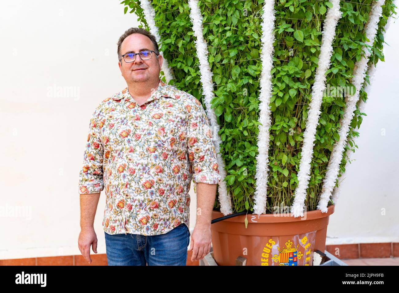 Ramon Asensi, master in charge of cultivating Les Alfabegues, poses in ...