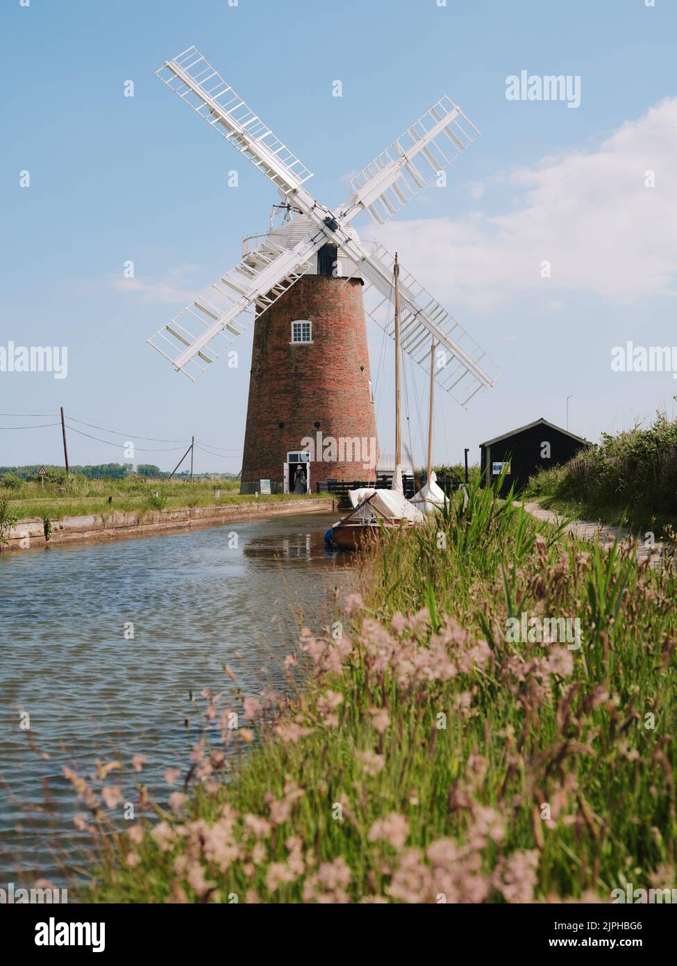 Horsey Windpump (1912) a typical drainage windmill owned by the ...