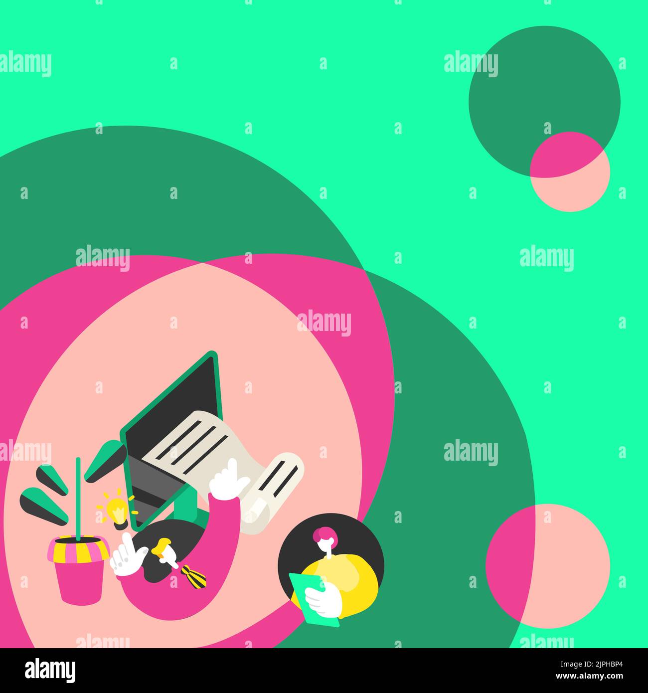 Copying cartoon Stock Vector Images - Alamy