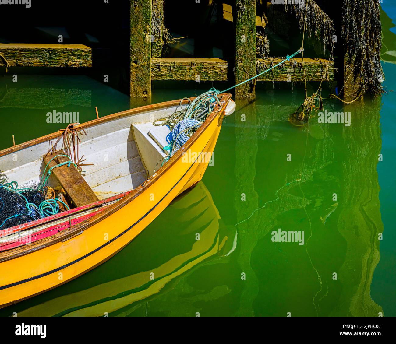 Yellow rowing boat hi-res stock photography and images - Alamy