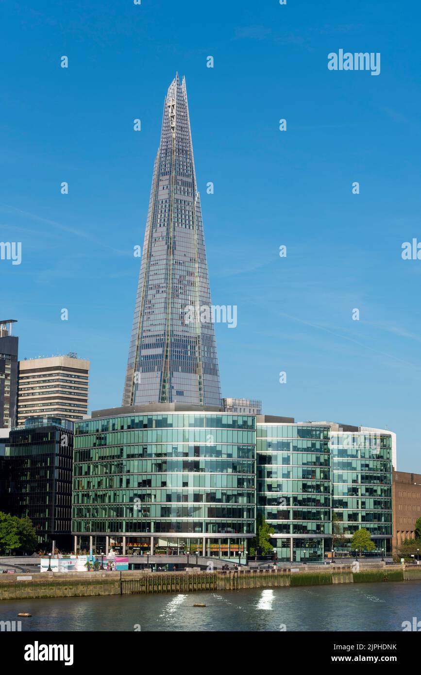 The Shard and More London Riverside modern glass architecture buildings ...