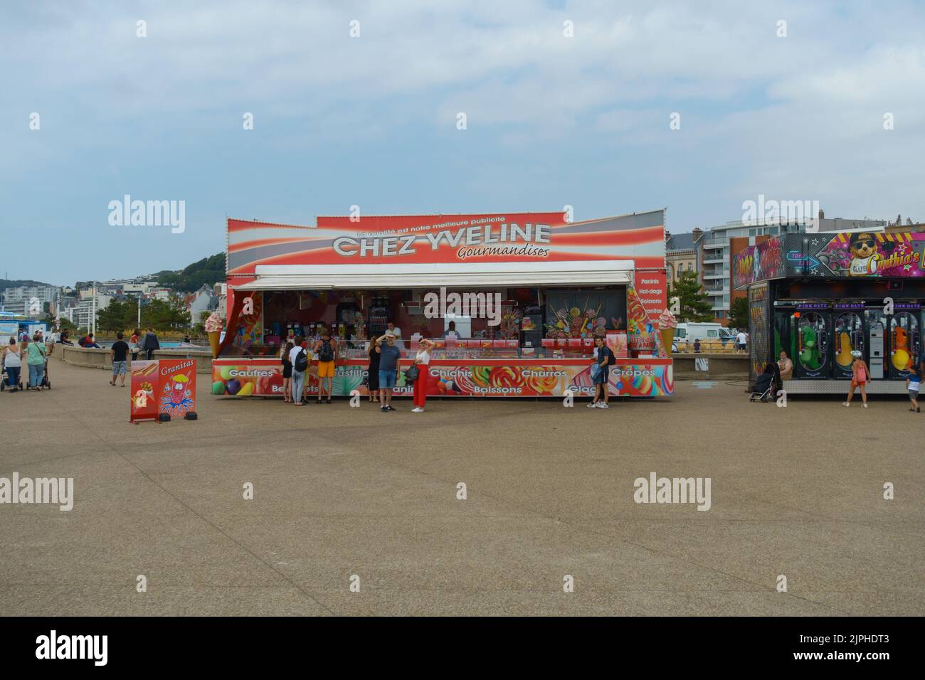 Image of a fair stand in Le Havre, France Stock Photo - Alamy