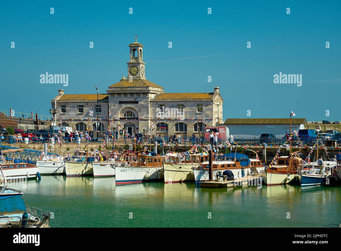 The Little Ships of Dunkirk in front of the Clock House at Ramsgate ...