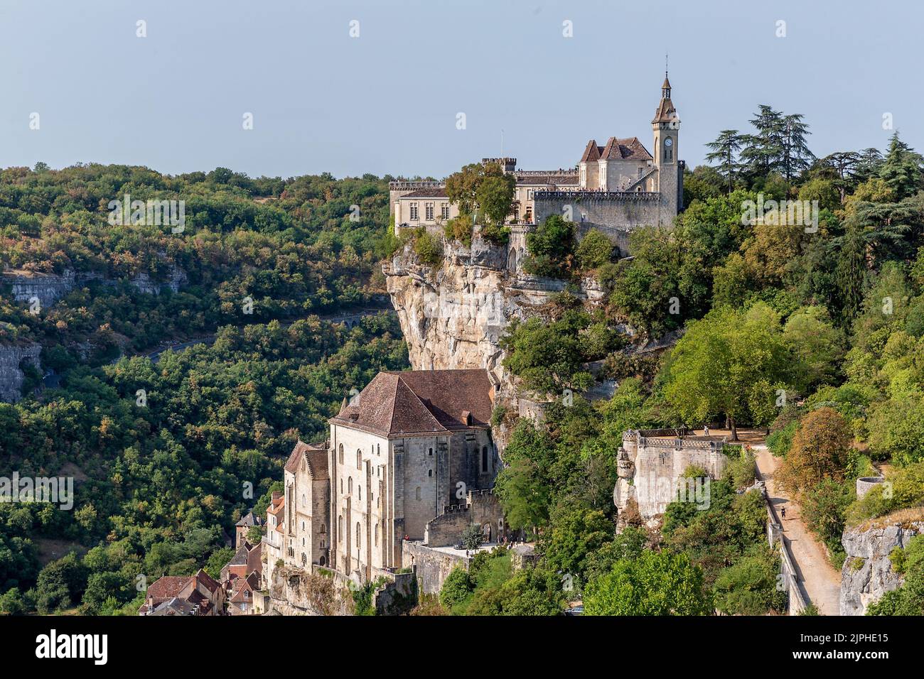 (C) Denis TRASFI / MAXPPP - à Rocamadour le 11-08-2022 Stock Photo - Alamy