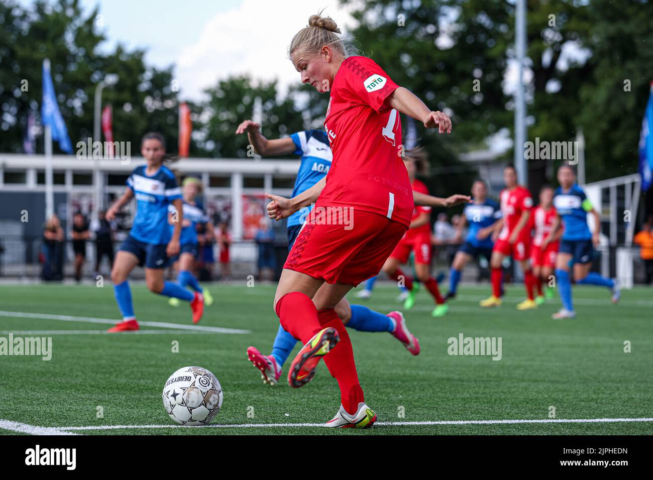 ENSCHEDE, THE NETHERLANDS - AUGUST 18: Anna Lena Stolze of FC Twente ...