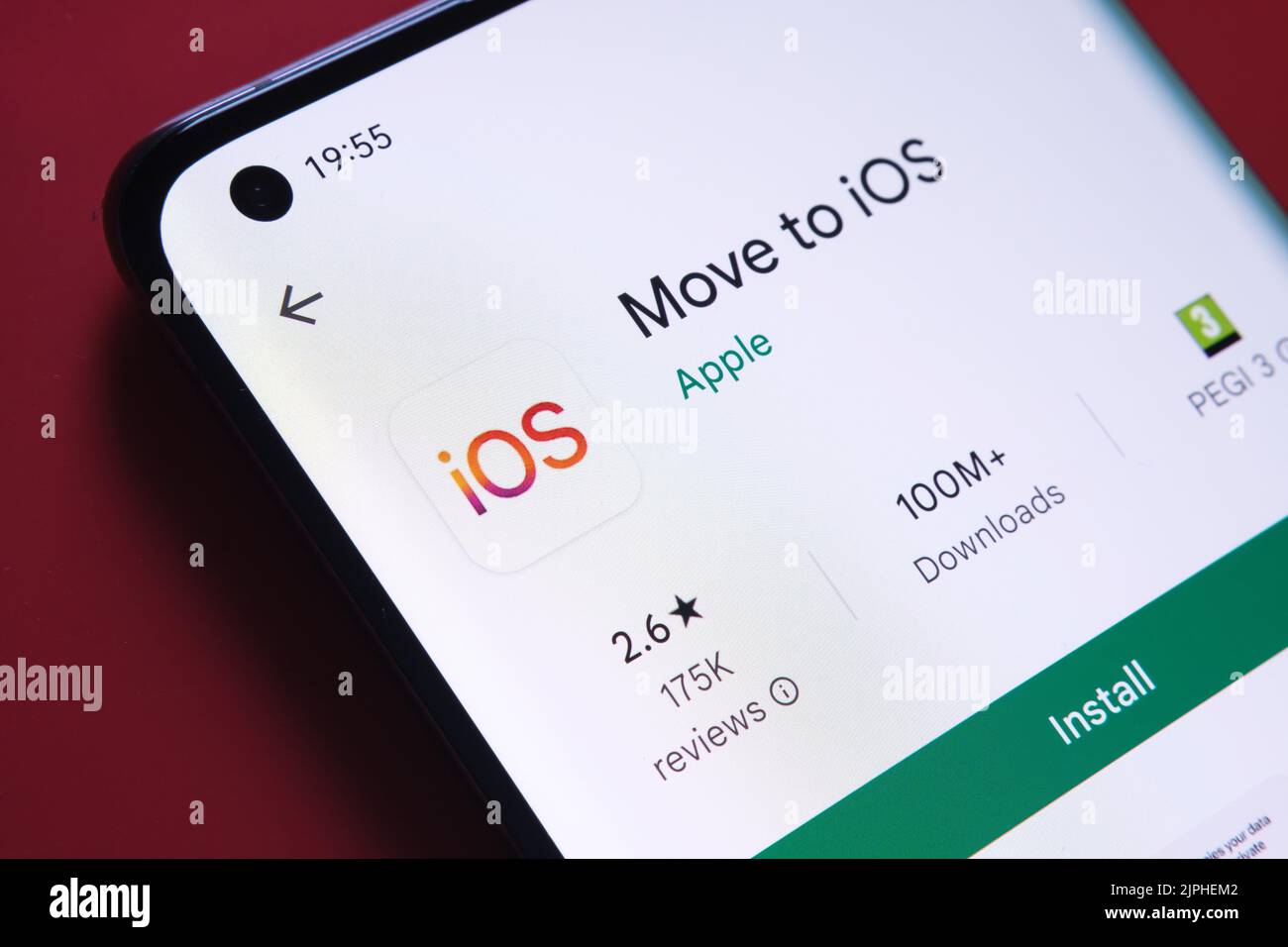 Move to ios app hi-res stock photography and images - Alamy