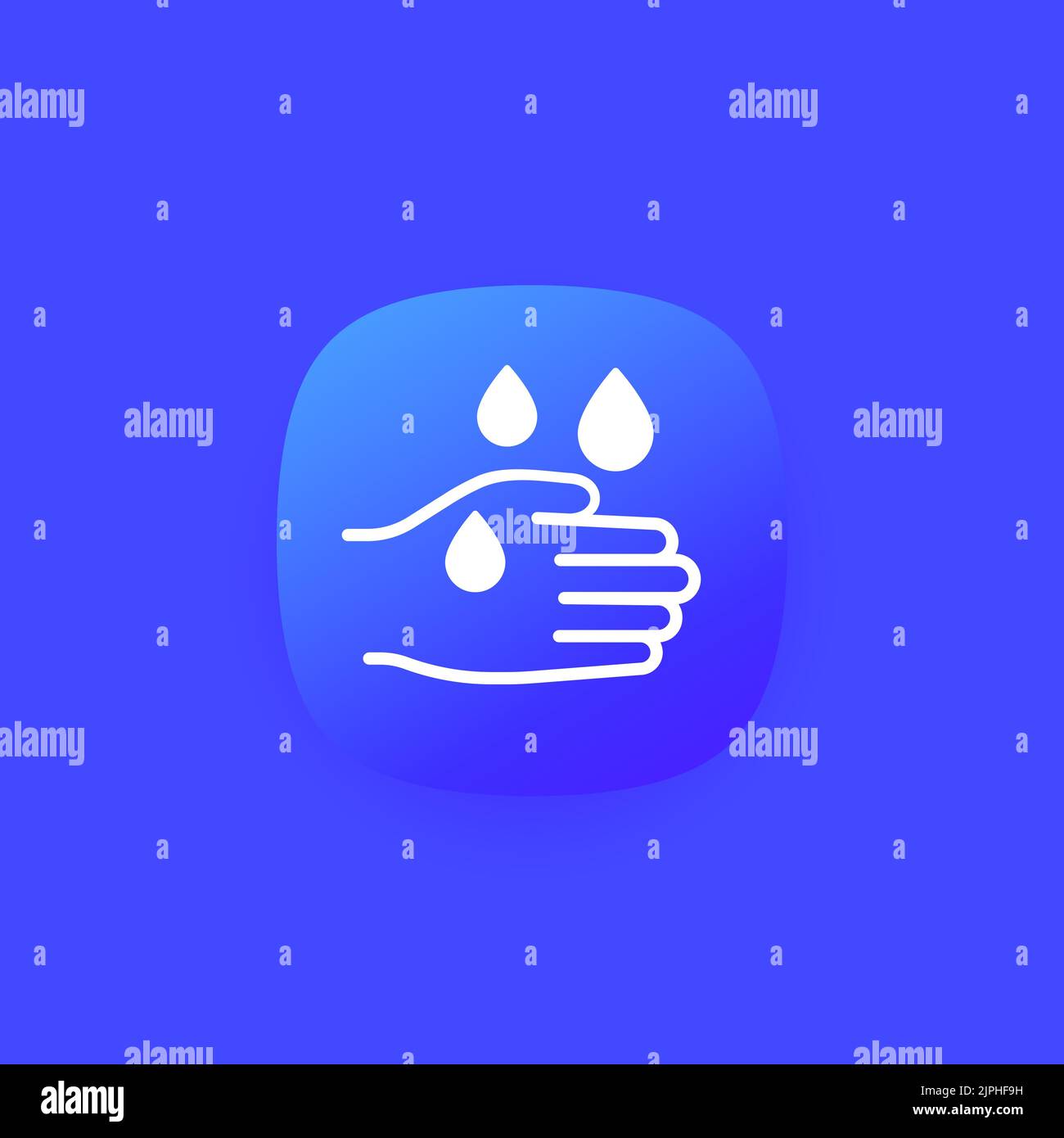 wash hands icon, hygiene and disinfection vector Stock Vector Image ...