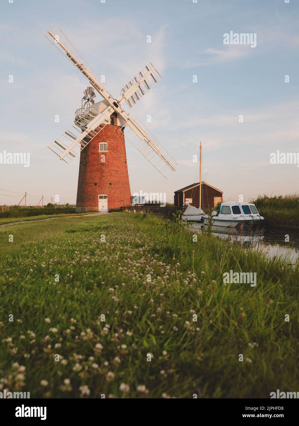 Horsey Windpump (1912) a typical drainage windmill owned by the ...