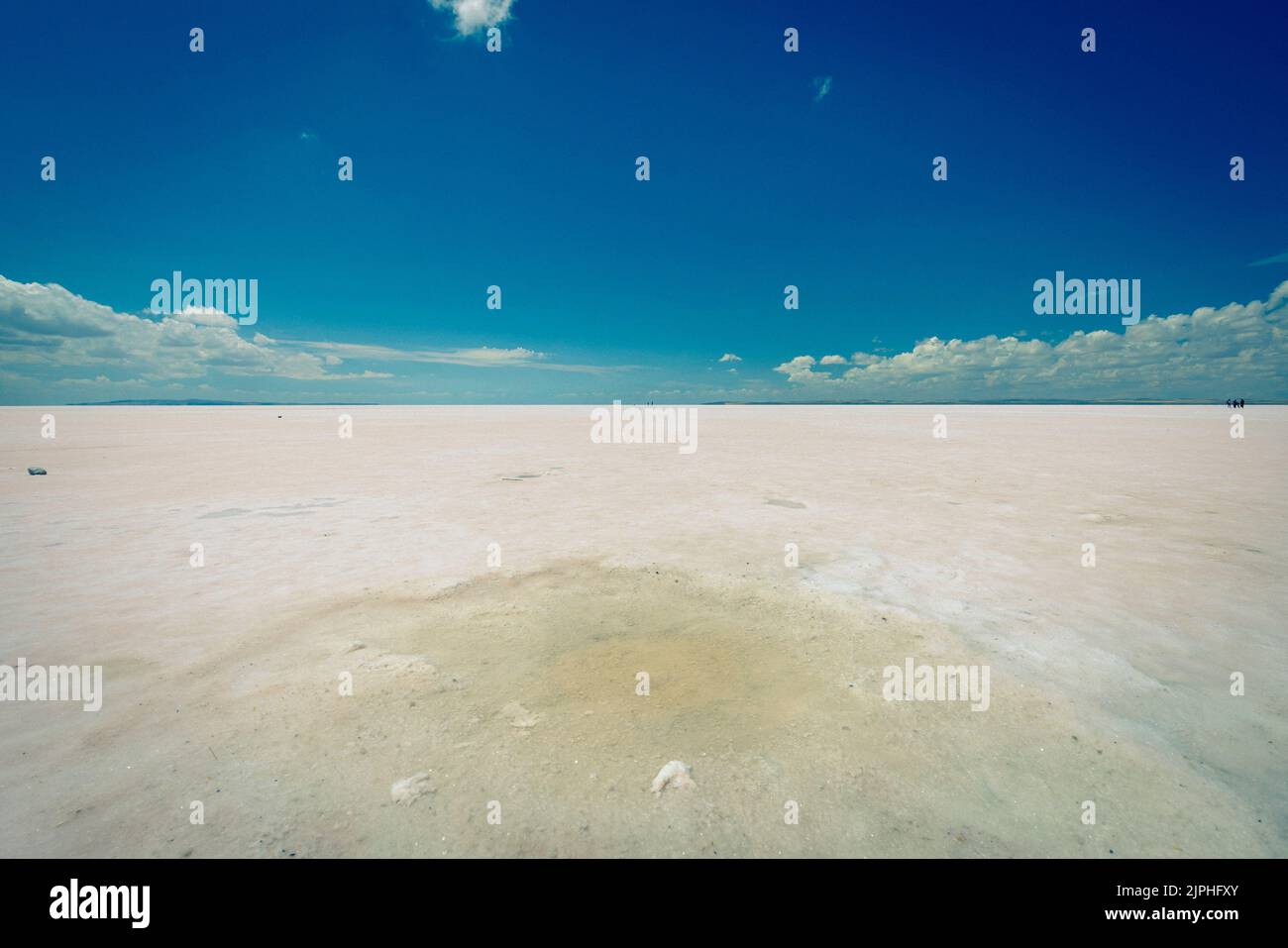saline lake of tuz golu in turkey Stock Photo - Alamy