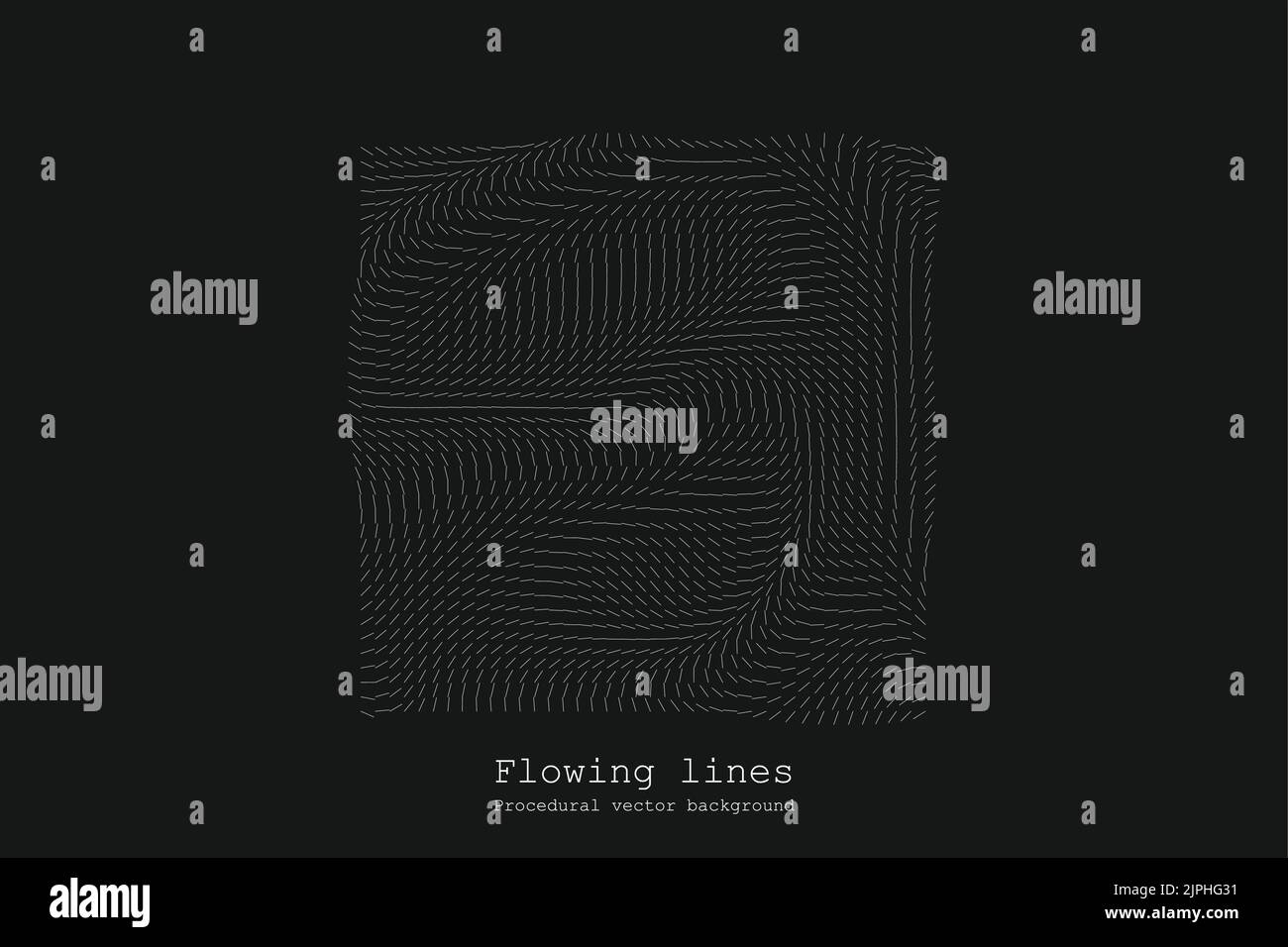 Abstract Line Matrix Pattern. Noise Flow Dynamic Stock Vector Image ...