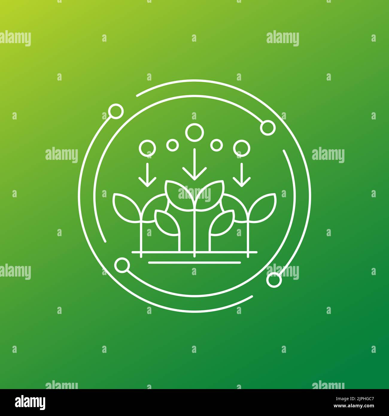 fertilizer for plants line icon, vector Stock Vector Image & Art - Alamy