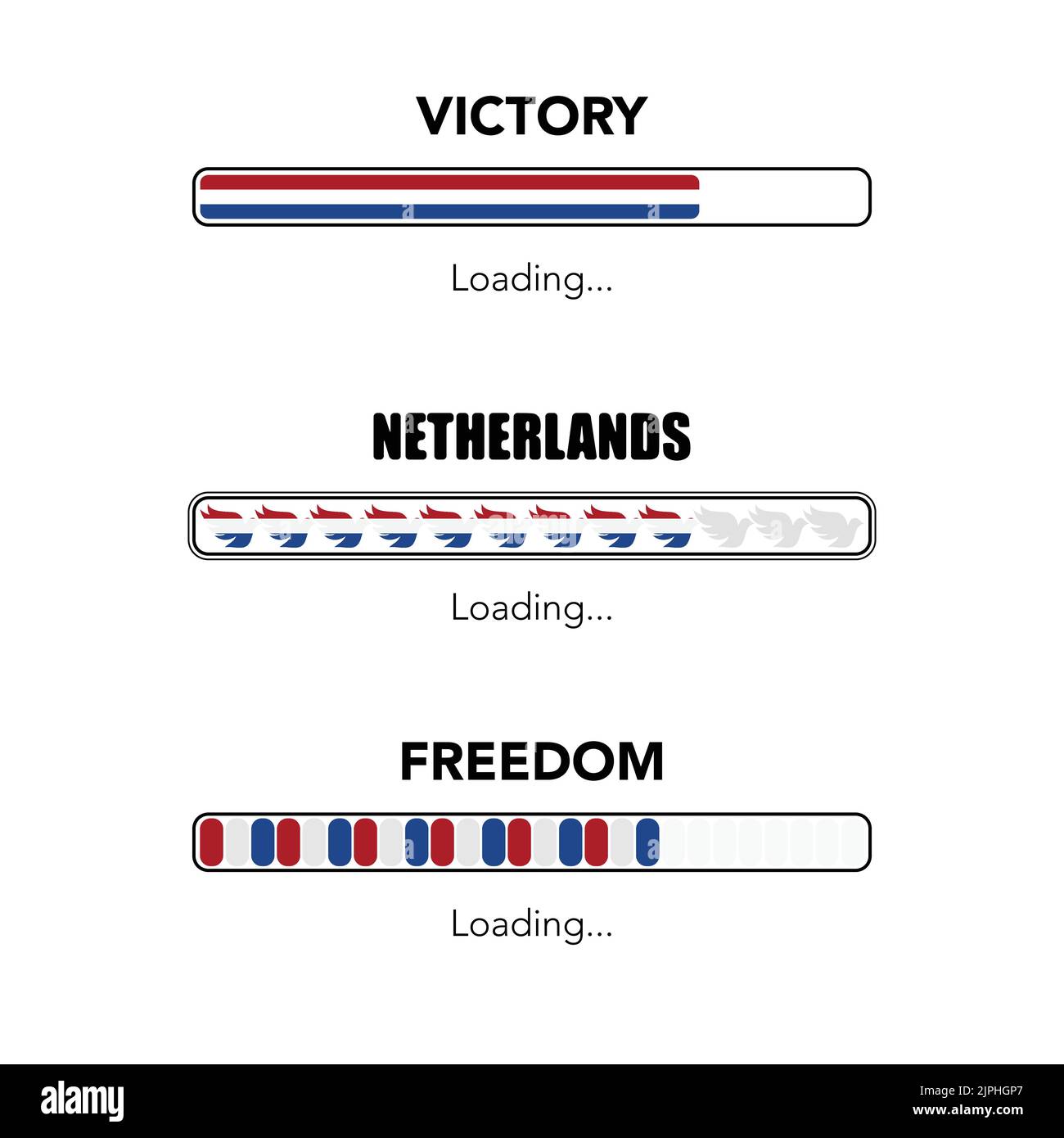 Netherlands flag loading banners Stock Vector Image & Art - Alamy