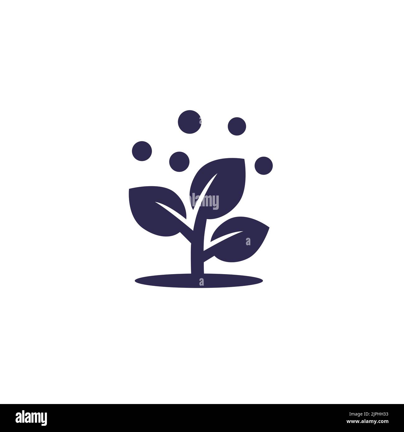 fertilizer and plant, fertilization icon Stock Vector Image & Art - Alamy