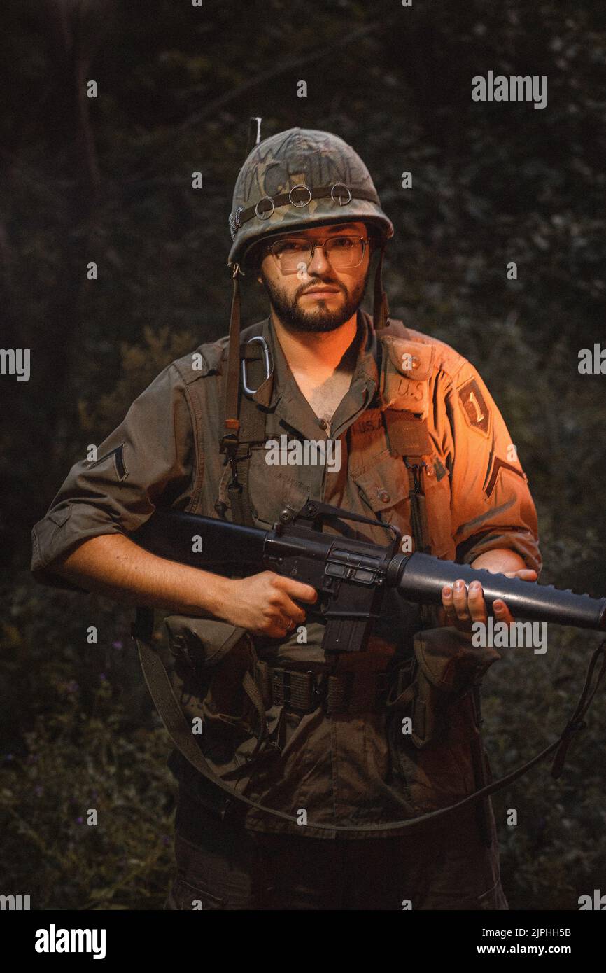 American soldiers, Vietnam cosplay costumes Stock Photo - Alamy