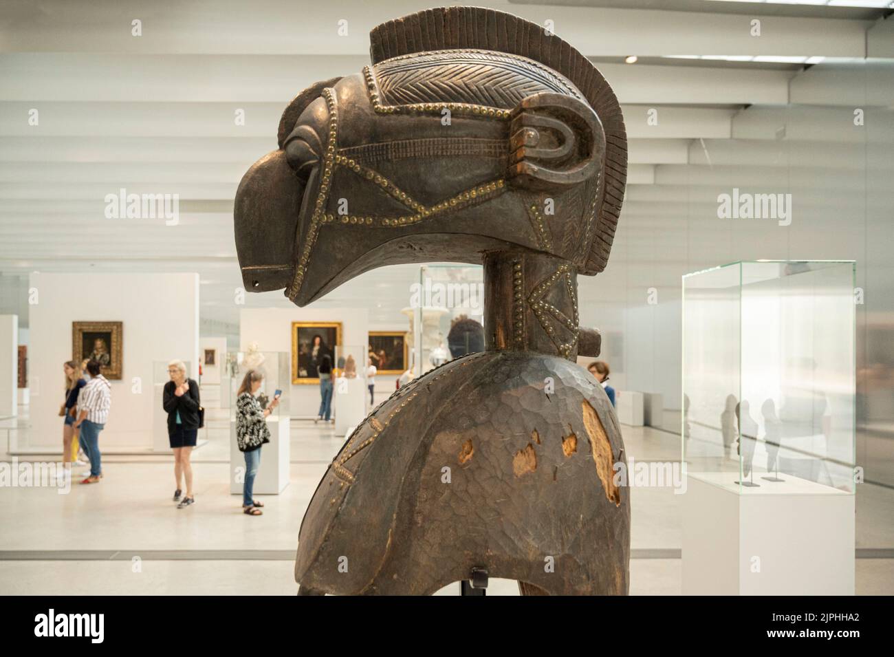 Female fertility masque of an mba, typical of the Baga people in Guinea ...