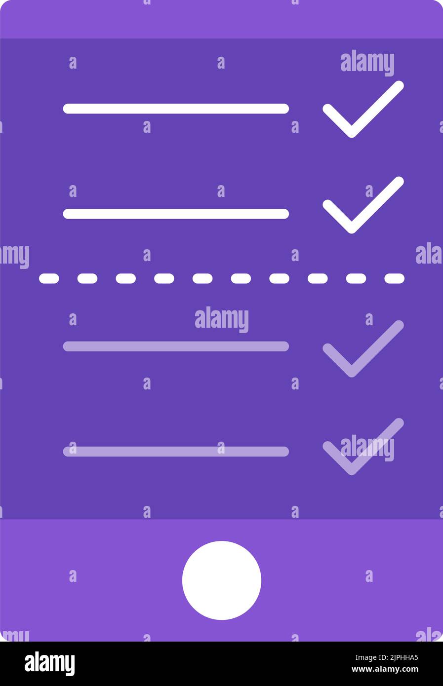 Online checklist icon. Vector survey check list form. Digital exam ...