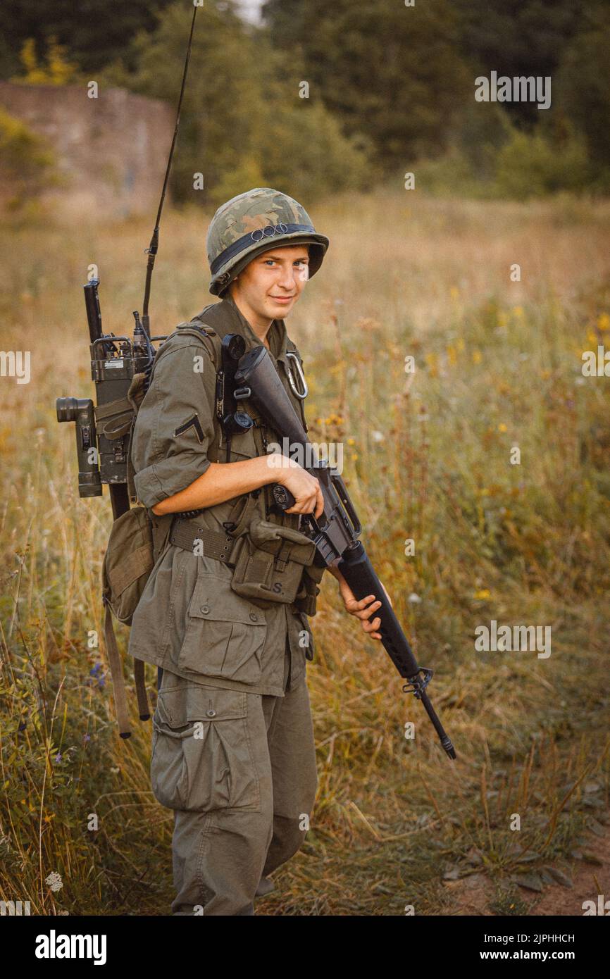 Military cosplay vietnam hi-res stock photography and images - Alamy