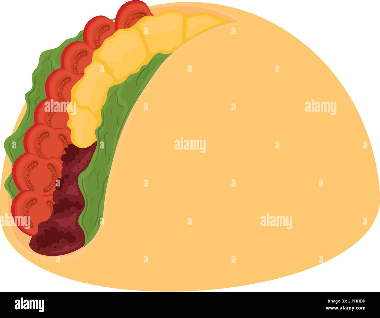 taco flat icon Stock Vector Image & Art - Alamy