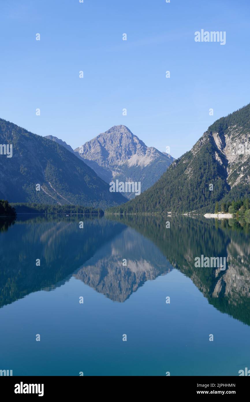 plansee, ammergauer alps, plansees Stock Photo - Alamy