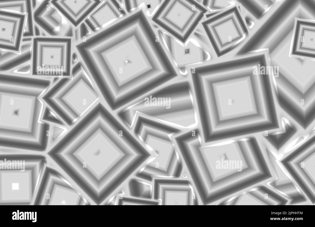 Gradient monochrome abstract geometric various size square frame ...