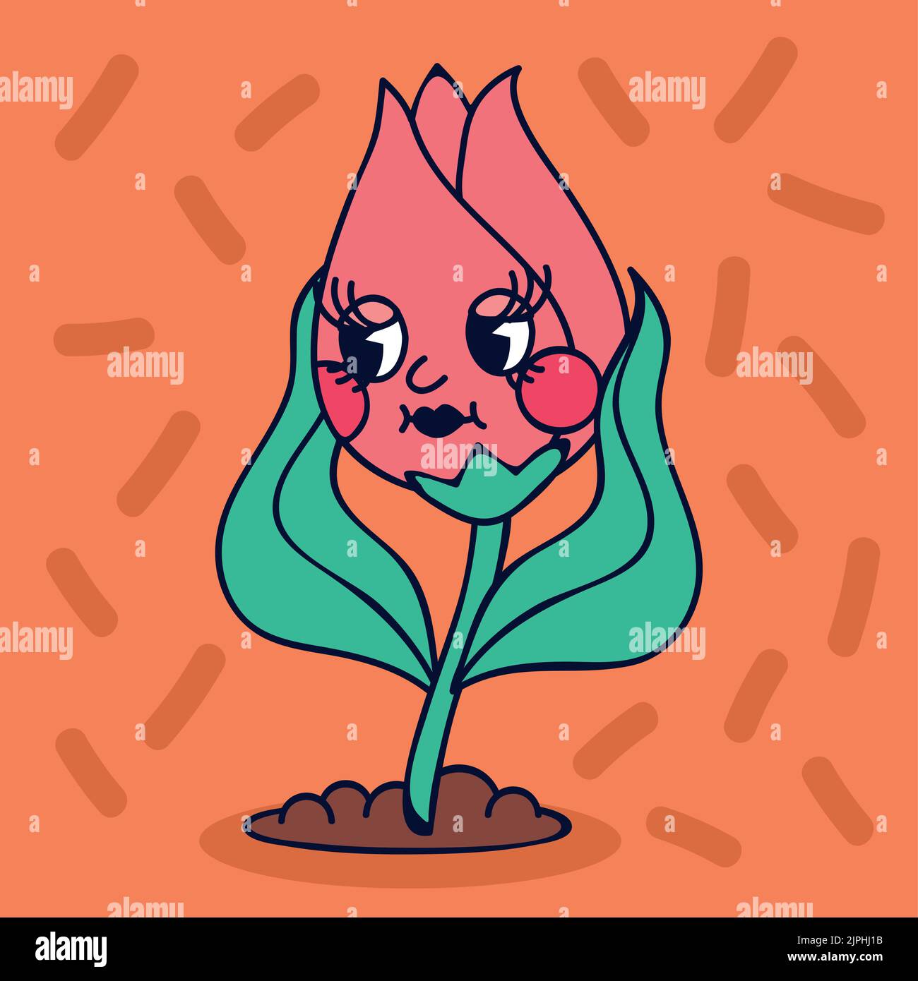 cartoon garden flowers Stock Vector Image & Art - Alamy