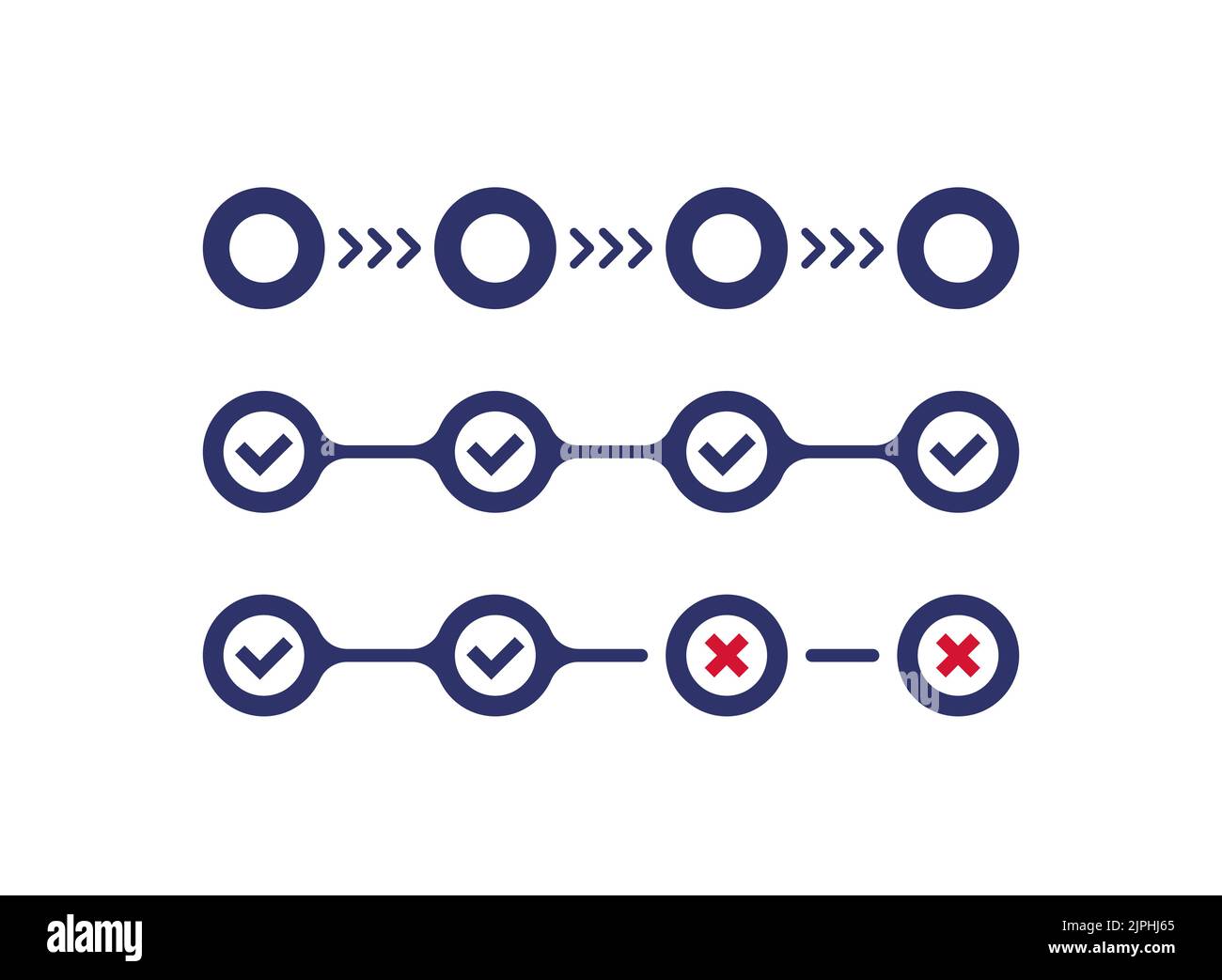 progress bar and steps, vector design Stock Vector Image & Art - Alamy