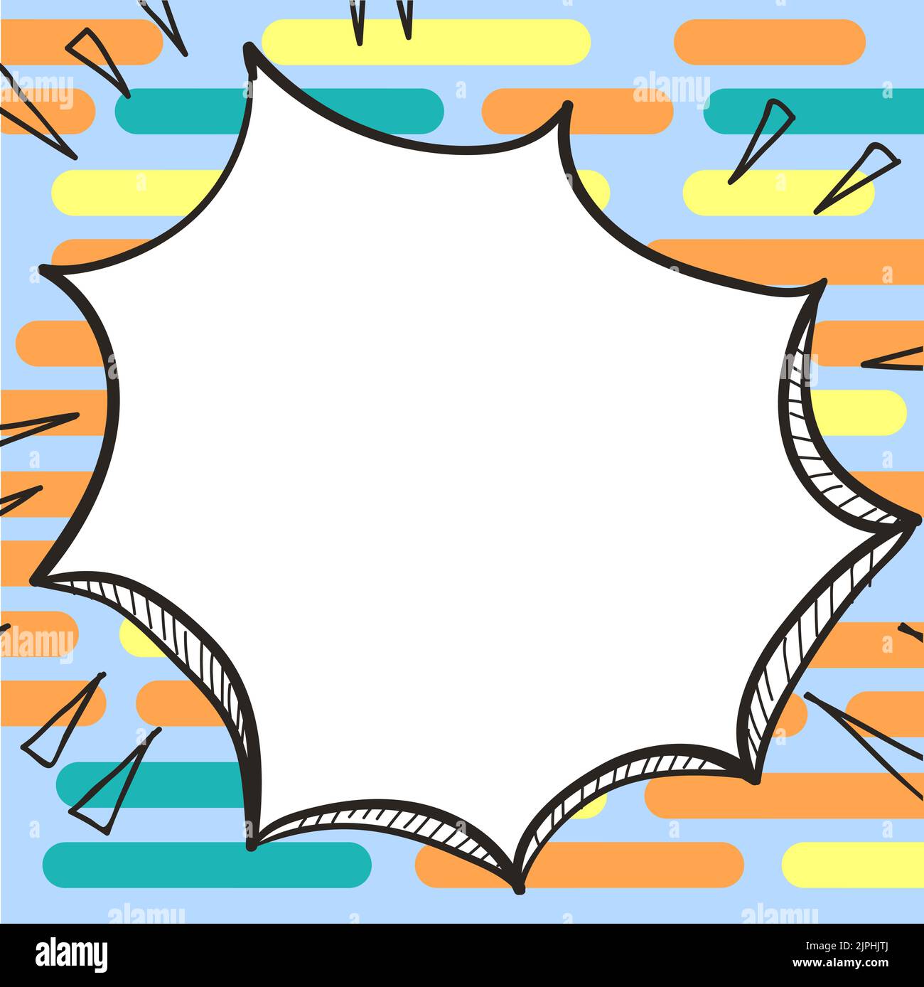 Comics Design Frames. Beautiful Photo Frame Set With Boom Bubbles For ...