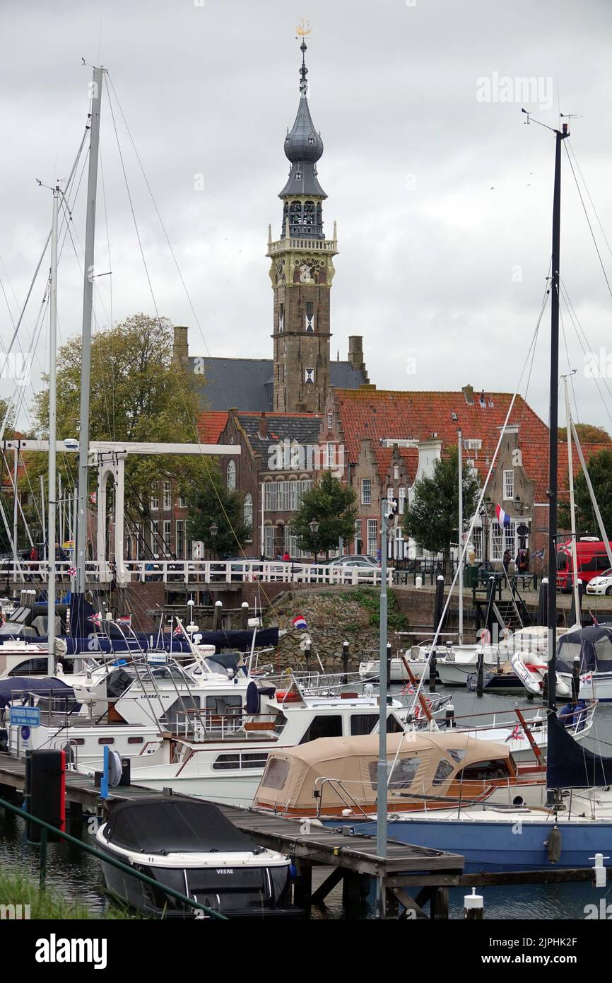 boat harbor, veere, boat harbors Stock Photo - Alamy