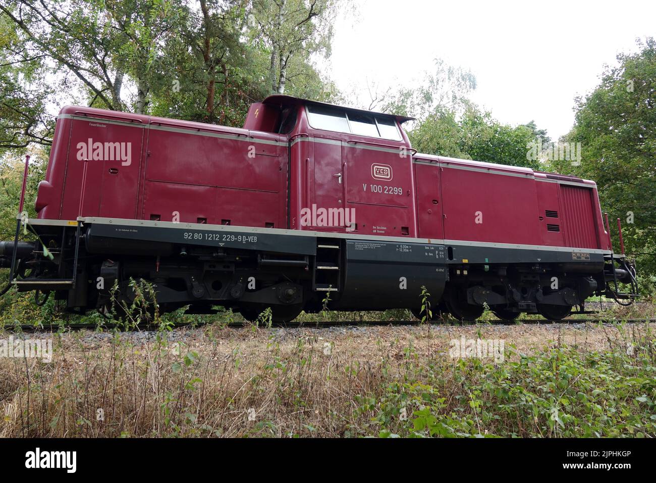 diesel locomotive, db-baureihe v 100, diesel locomotives Stock Photo - Alamy