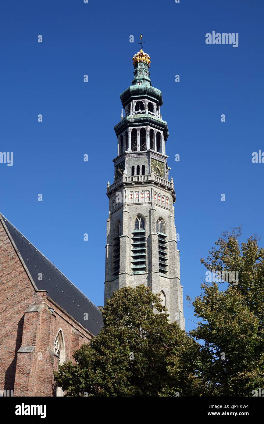 middelburg abbey, lange jan Stock Photo - Alamy