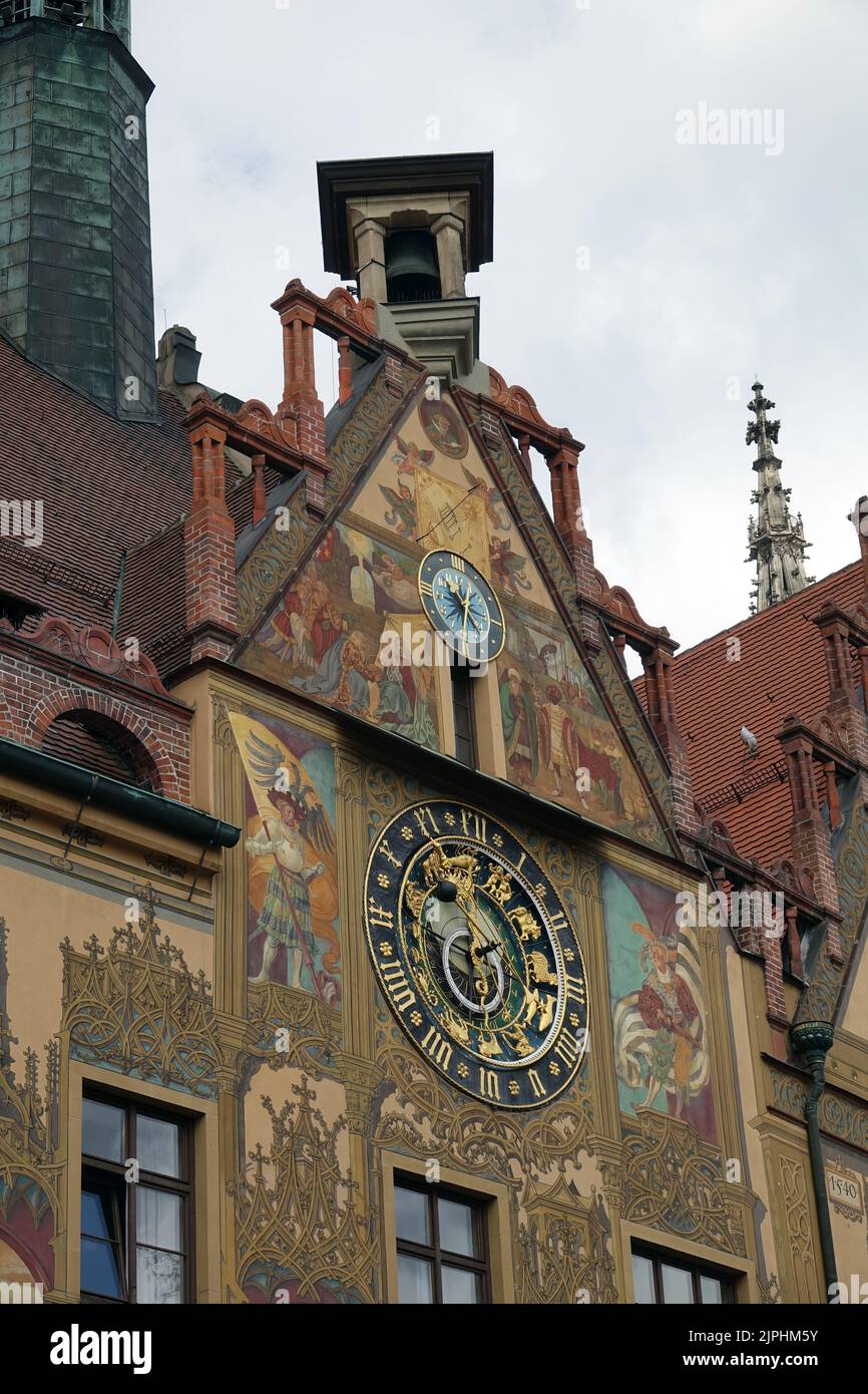 Astronomical clock ulm town hall hi-res stock photography and images ...