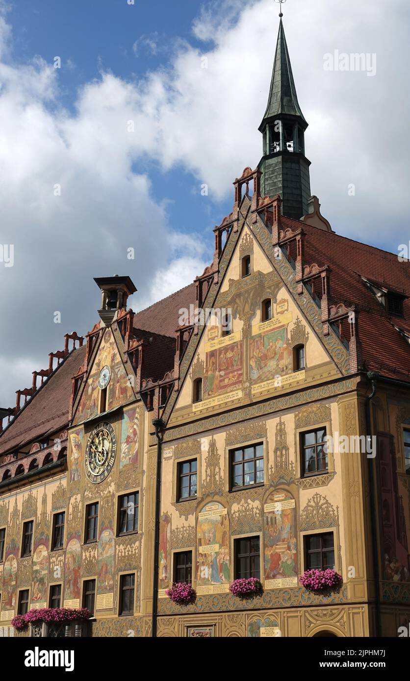 town hall, ulm, town halls, ulms Stock Photo - Alamy