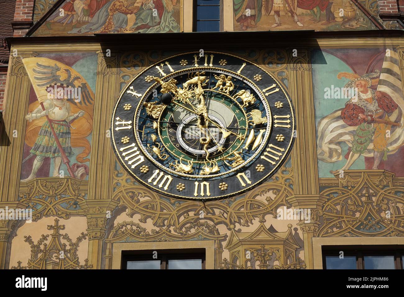 Astronomical clock ulm town hall hi-res stock photography and images ...