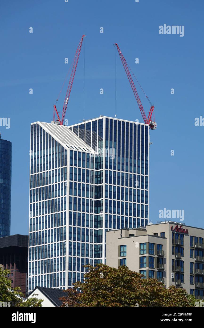 office building, crane, superstructure, office buildings, service ...