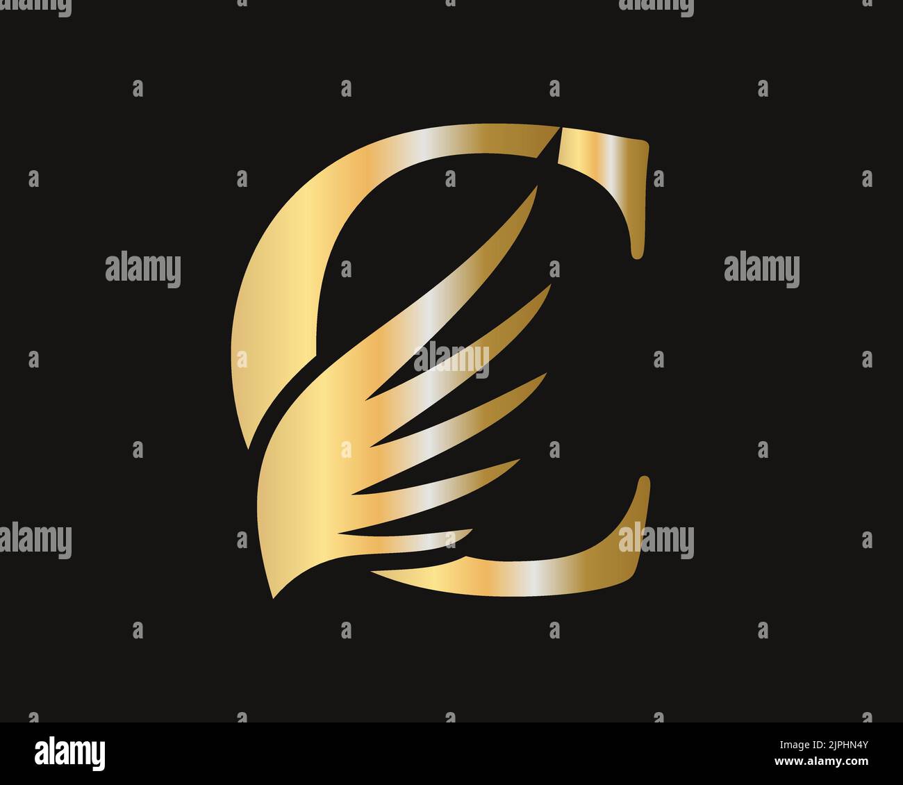 C fly logo Stock Vector Images - Alamy