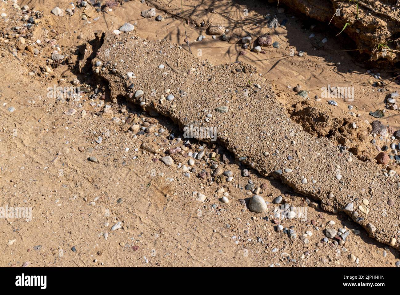 Gravel highway in rural areas , a simple primitive road for the ...