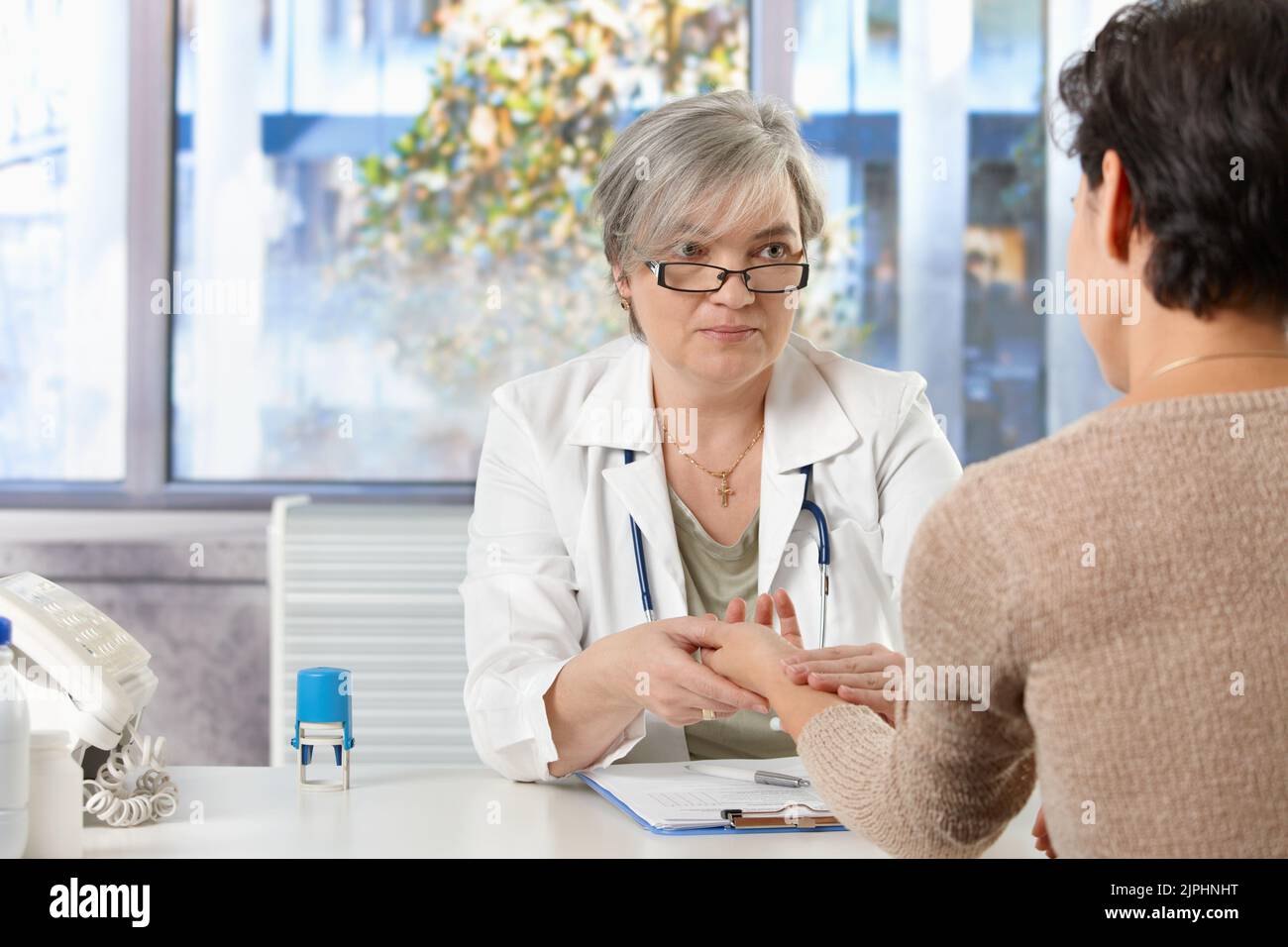 measuring, pulse, patient, medical center, consultation, doctor, pulses ...