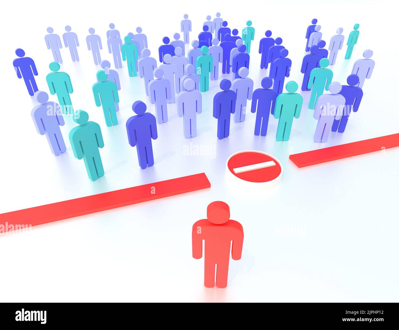 border, isolation, society, outsider, excludes, borders, alone ...