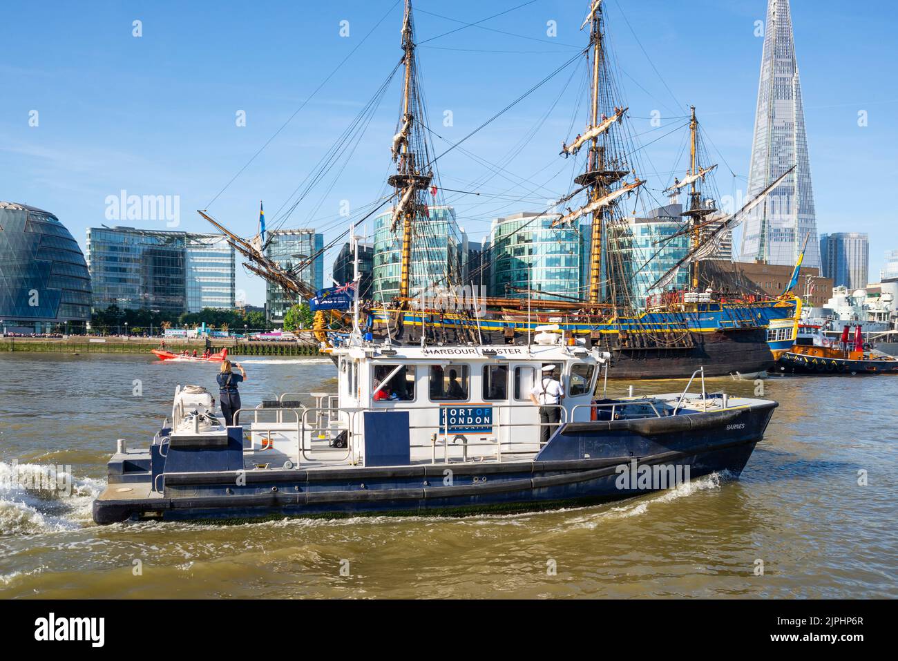 Gotheborg of Sweden, sailing replica of the Swedish East Indiaman ...